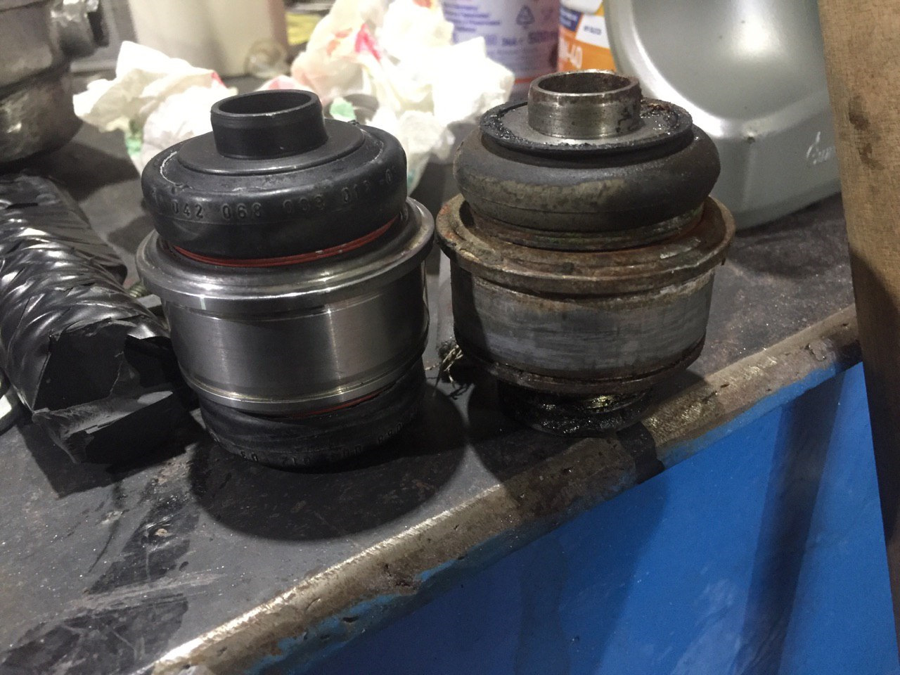 Плавающие сайлентблоки — BMW 5 series (E60), 2,5 л., 2005 года ...