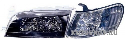 Фары хрусталь — Toyota Corolla (100), 1,6 л, 1992 года | аксессуары ...