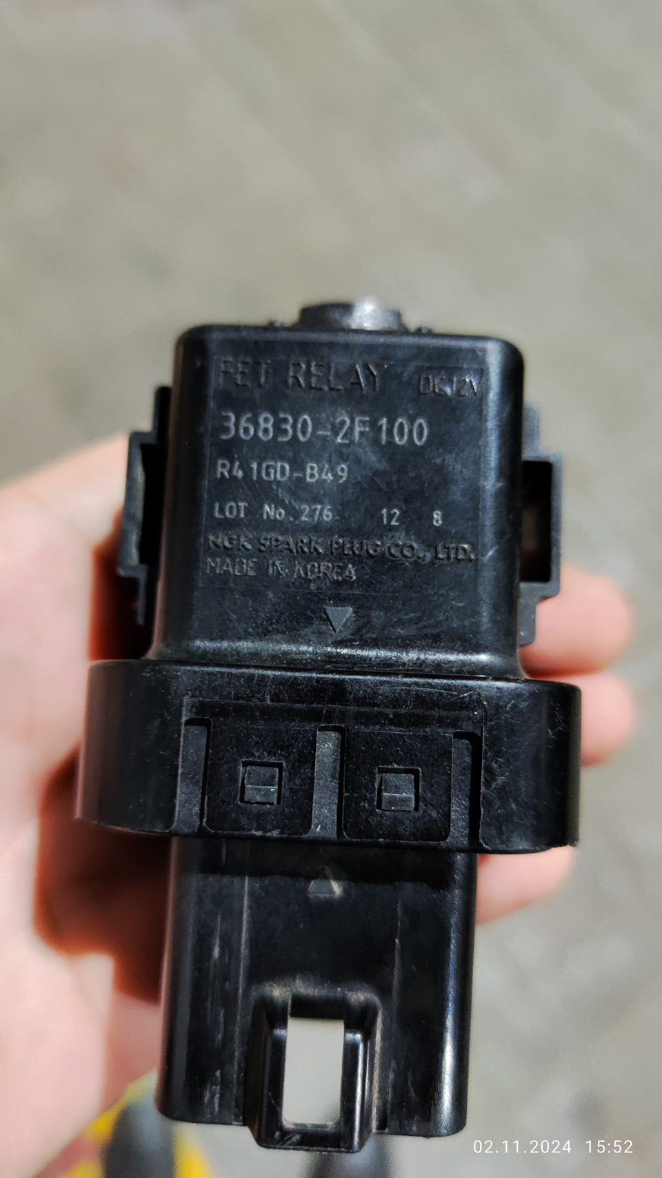 Замена свечей накала на 7В. — Hyundai ix35, 2 л, 2011 года | своими ...