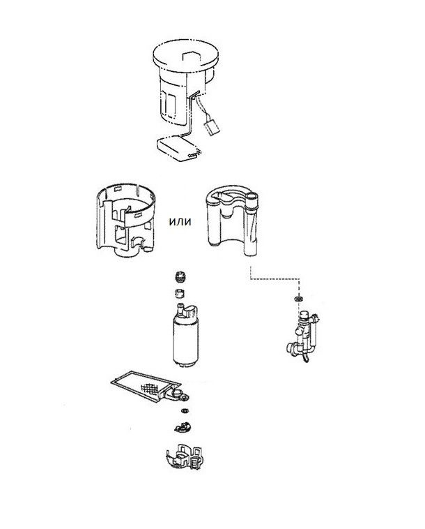Чистим бензобак без снятия — Lexus GS (JZS160), 3 л, 2001 года ...