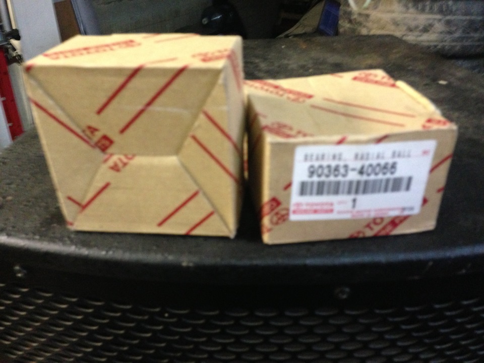 подшипники ступиц передние — Toyota Will VS, 1,8 л, 2001 года | своими ...