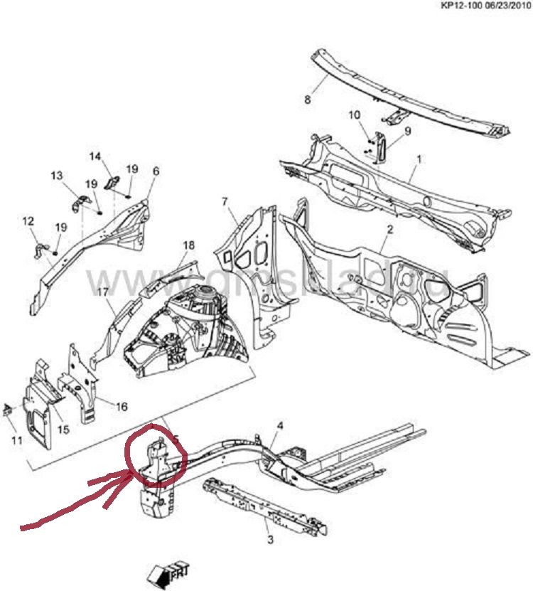 Нужен номерок детали ! — Chevrolet Cruze (1G), 1,8 л, 2012 года ...