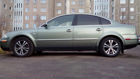 Volkswagen Passat B5 1.8 бензиновый 2003 | 1.8Т AWM olive PASSATiC на ...