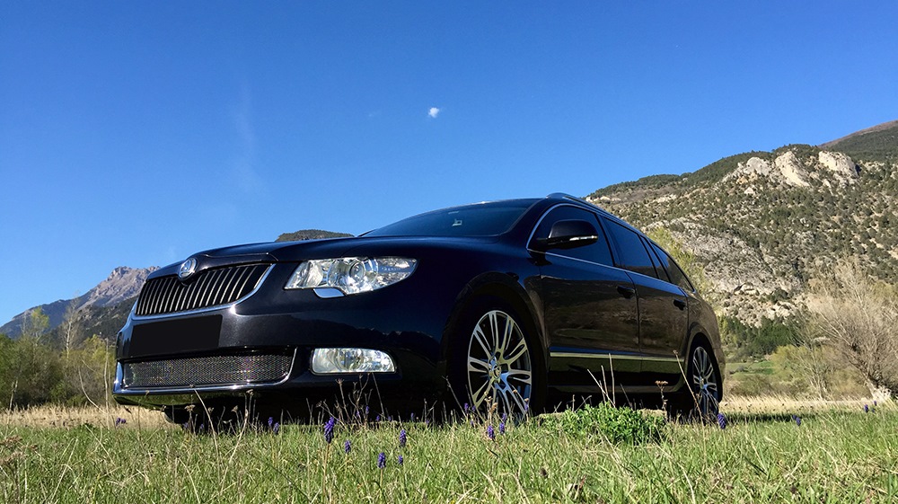 Skoda Superb Combi (Mk2) 2.0 бензиновый 2010 | "The black beast" на DRIVE2