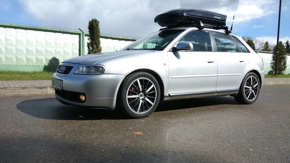 Немного упали) замена стоковых пружин на заниженные — Audi A3 (8L), 1,8 л, 2000 года | стайлинг ...
