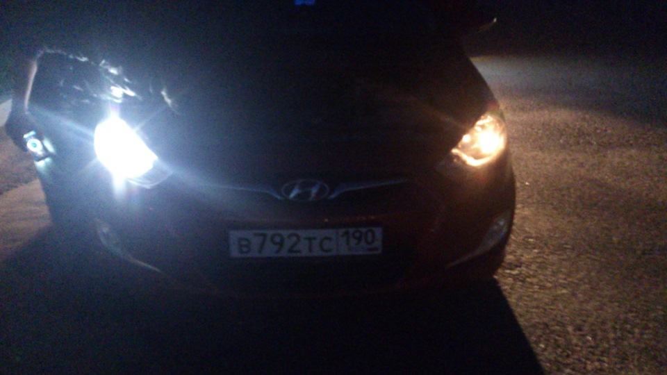 Решил поменять лампочки — Hyundai Solaris, 1,6 л, 2012 года | просто ...