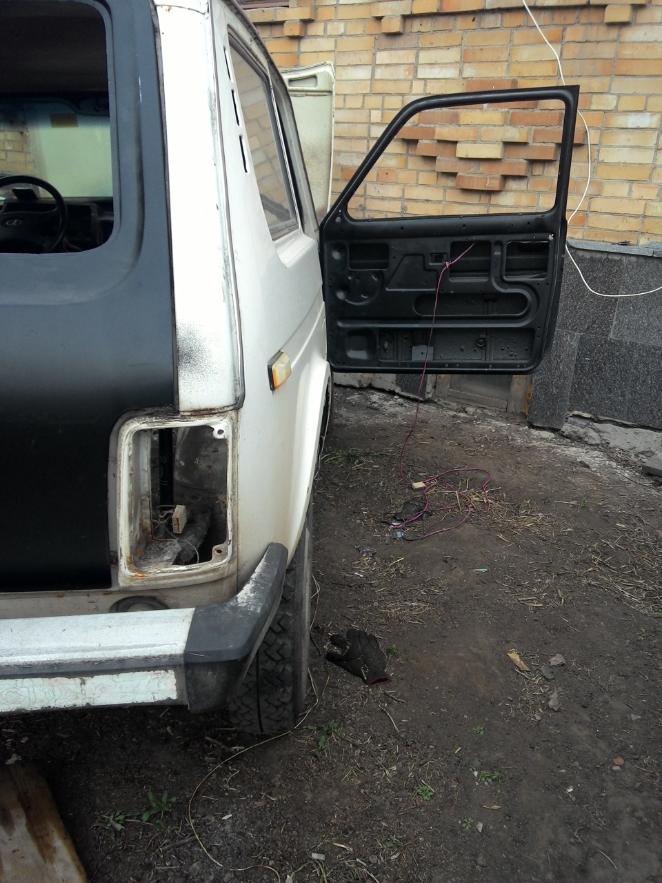 Первые шаги — Lada 4x4 3D, 1,7 л, 1994 года | кузовной ремонт | DRIVE2