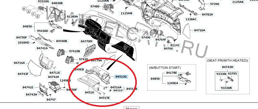Ограничитель бардачка(или приблуда отвечающая за плавное открытие ...