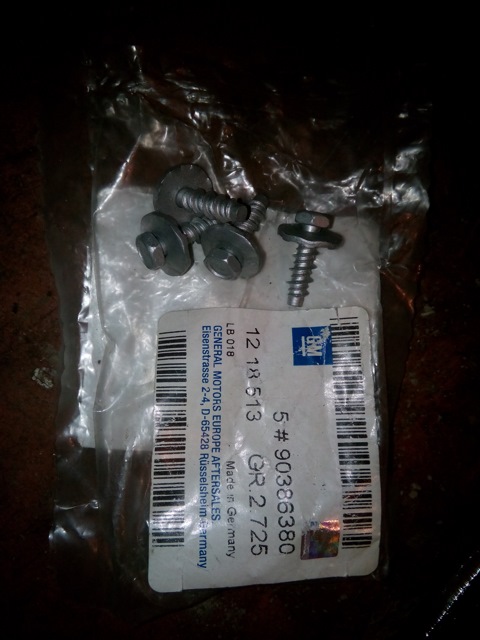 90386380 Болт М6 GM | Запчасти на DRIVE2