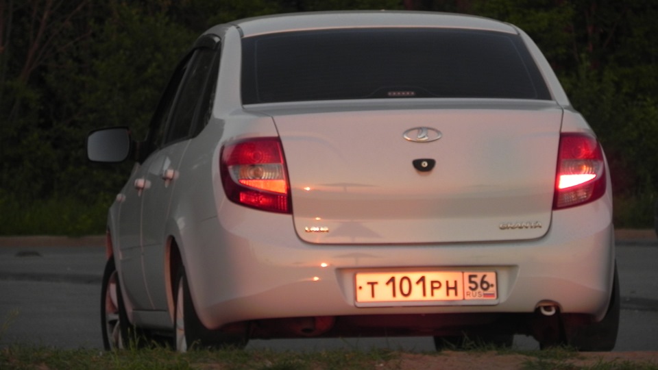камера заднего вида ч.1 — Lada Гранта (1G), 1,6 л, 2012 года ...