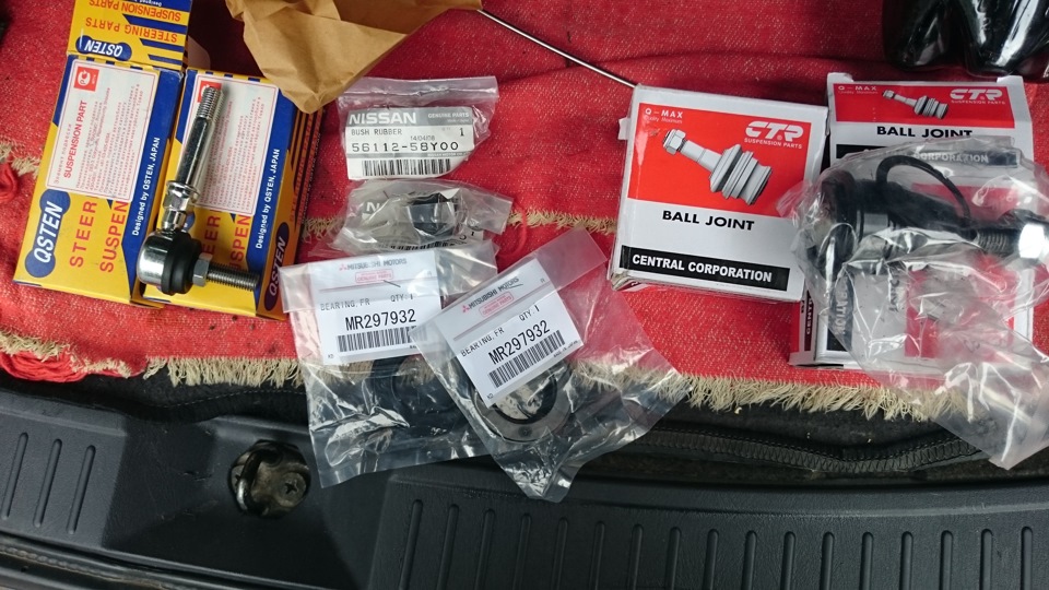 [Запись№54] Передняя подвеска/расходники. — Nissan Wingroad (Y11), 1,8 ...