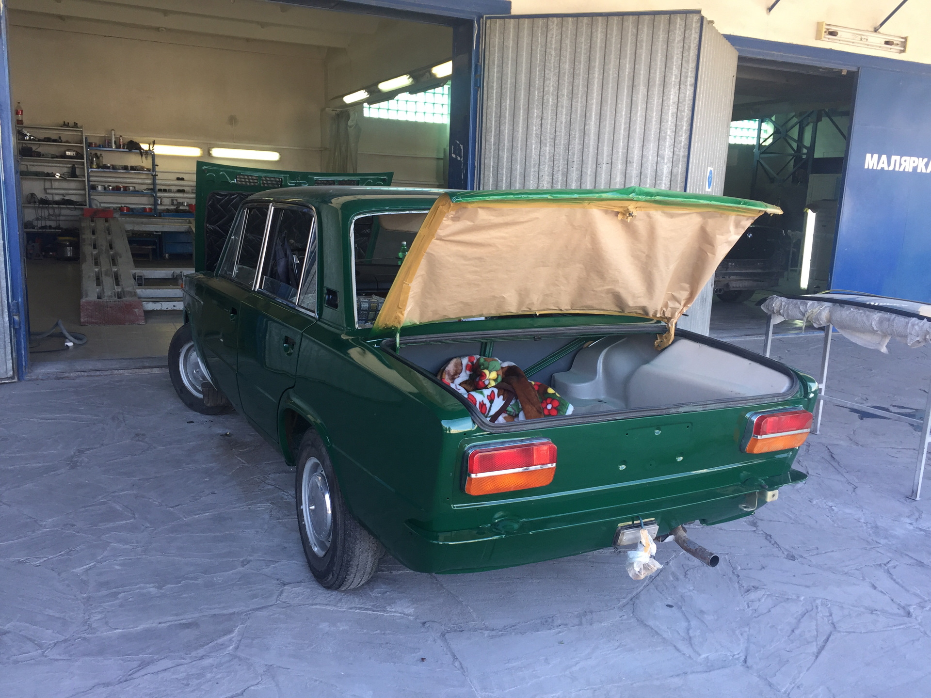 Вельвет грин — Lada 2103, 1,5 л, 1976 года | кузовной ремонт | DRIVE2