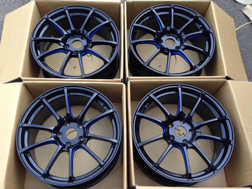 Advan AVS model 5 vs Weds Sa55m vs Rays Gram Light 57С6 — Toyota Aristo ...