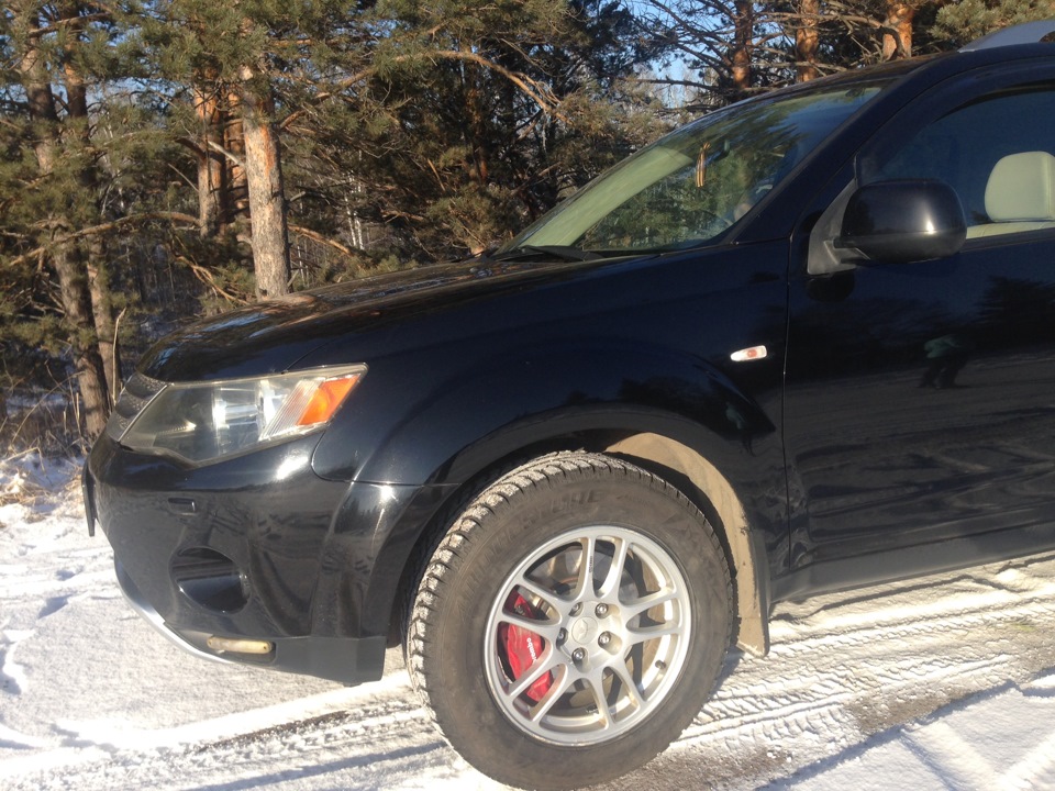 Enkei EVO 9 rims — Mitsubishi Outlander XL, 3 л, 2007 года | колёсные ...
