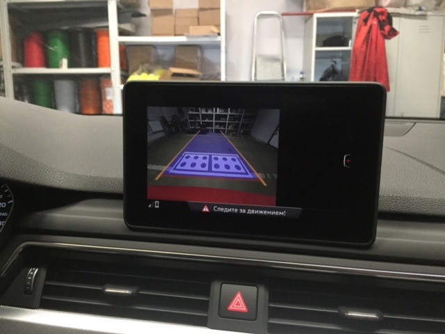 Установка камеры заднего вида. — Audi A4 (B9), 2 л, 2015 года ...