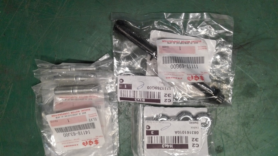 1111769G00 Комплект болтов головки цилидра SUZUKI | Запчасти на DRIVE2