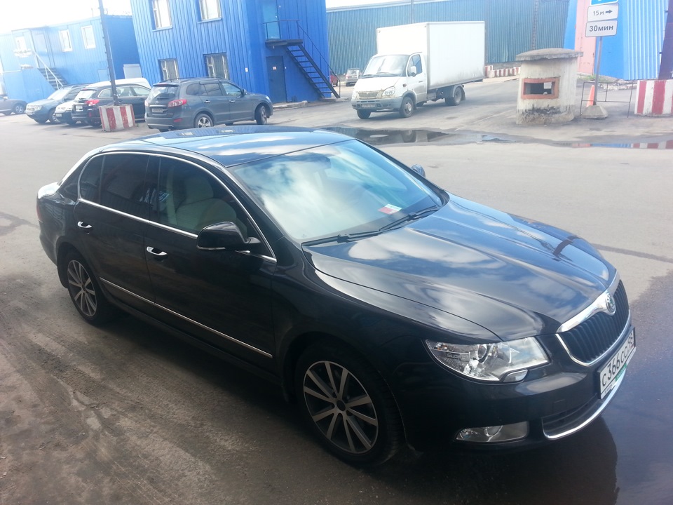 Атермальная тонировка — Skoda Superb Mk2, 1,8 л, 2012 года | визит на ...