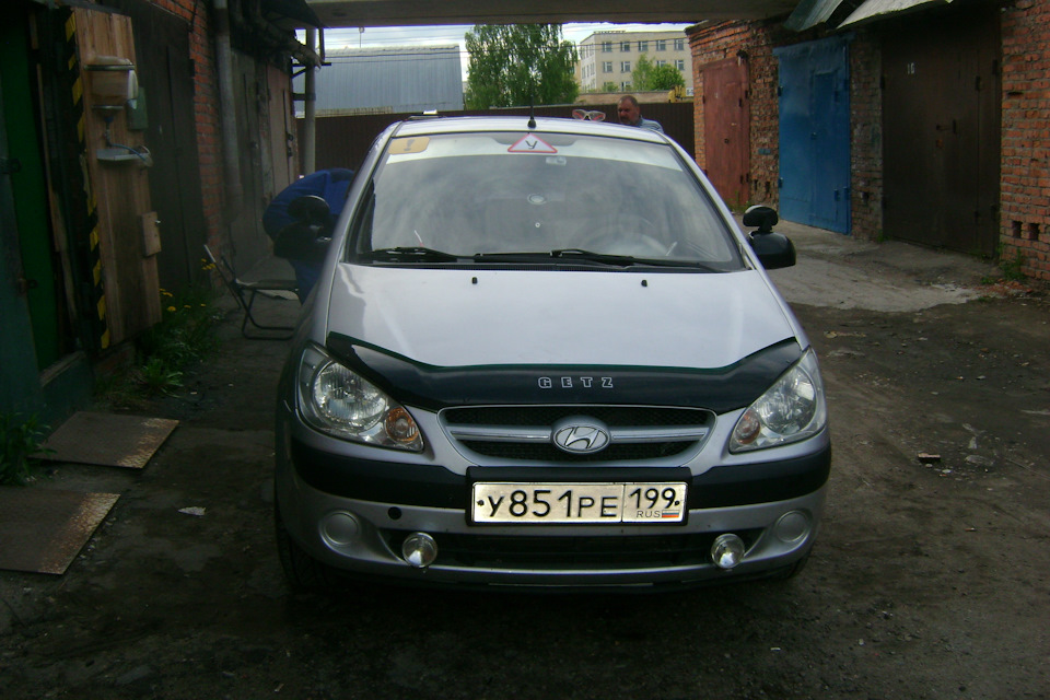 Опоры ДВС и АКПП замена. — Hyundai Getz, 1,4 л, 2006 года | плановое ТО ...
