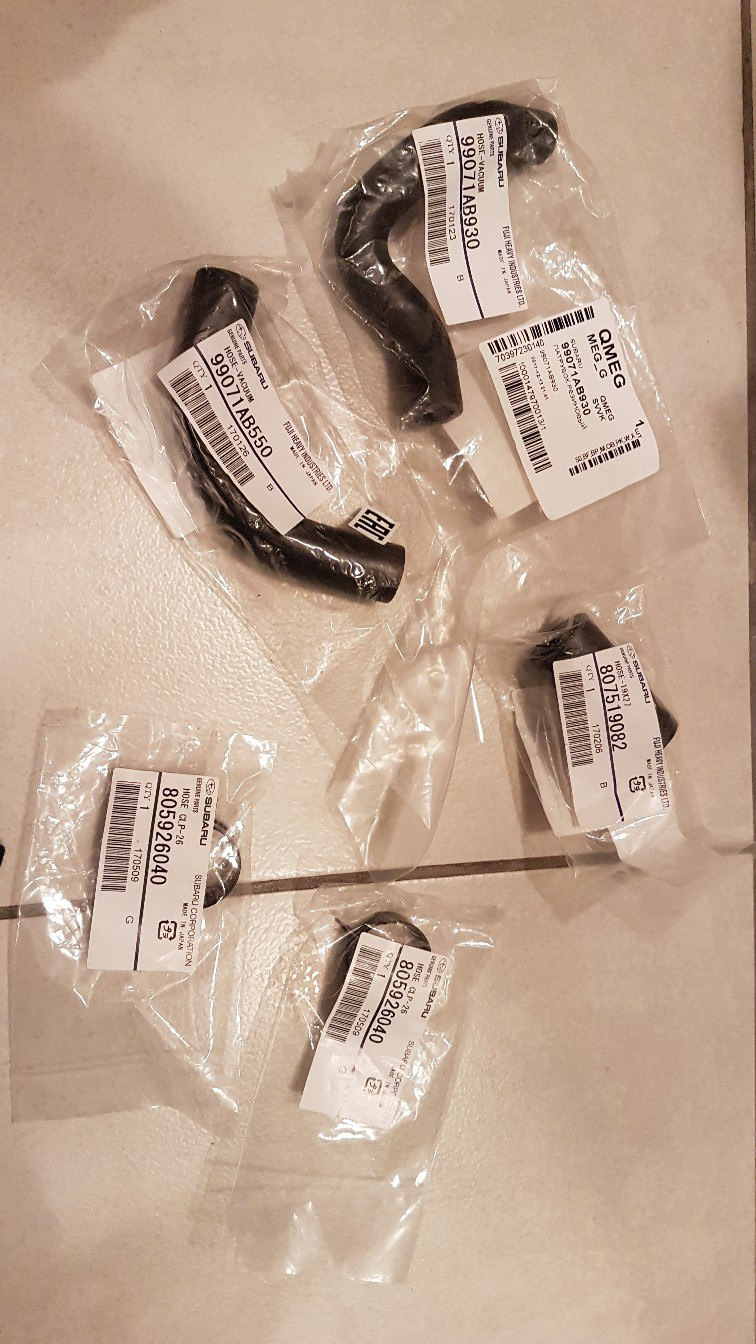 Замена патрубков вентиляции картерных газов — Subaru Forester (SG), 2 л ...