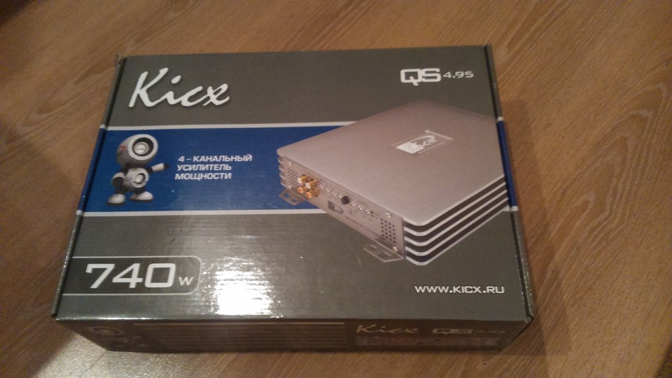 Следующая стадия или четырехканальник(Kicx Qs 4.95) — Toyota Carina (7G), 1,8 л, 1997 года ...