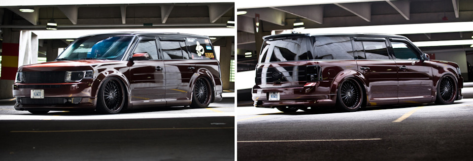 Тюнинг Ford Flex в стиле Stance. — Ford на DRIVE2