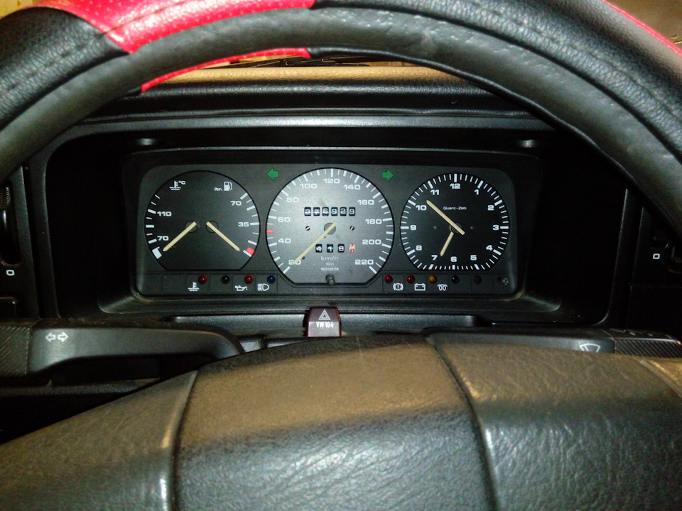 14. Спидометр с тахометром. — Volkswagen Passat Variant (B3), 1,9 л ...