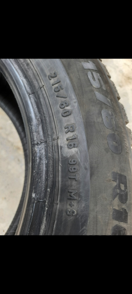 Шины зимние шипованные Pirelli 215/60 R16. Б/у | 21 000 ₽ в городе ...