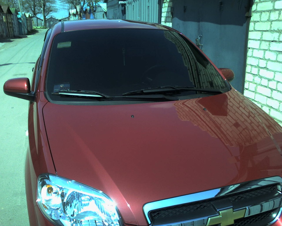 Тонировка лобового стекла 20% плёнка американка — Chevrolet Aveo Sedan ...