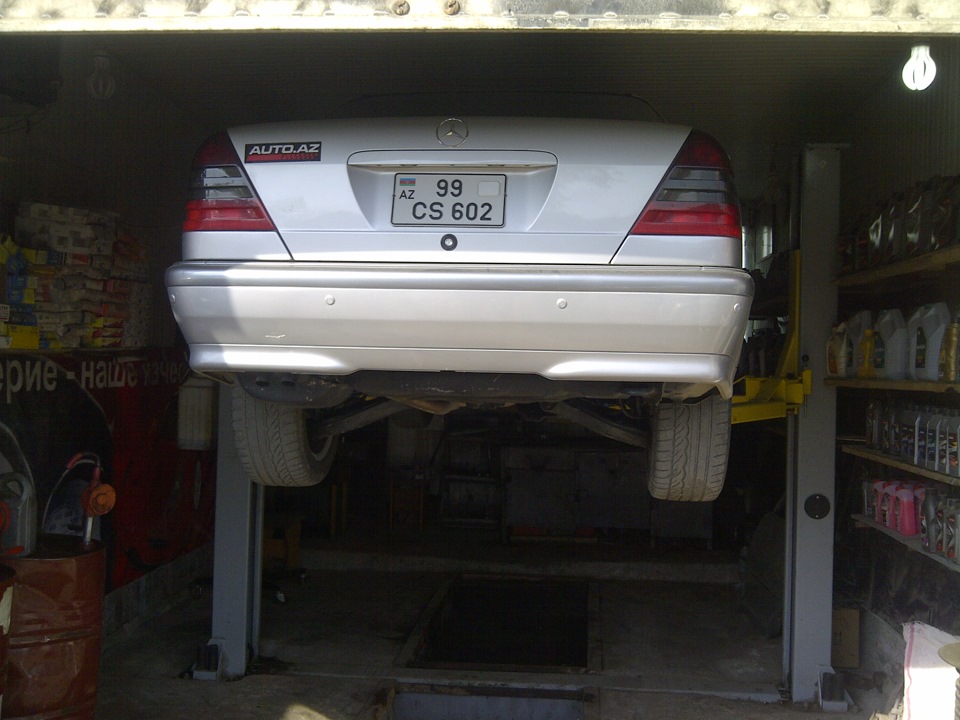 Очередные выходные. — Mercedes-Benz C-class (W202), 2 л, 1998 года ...