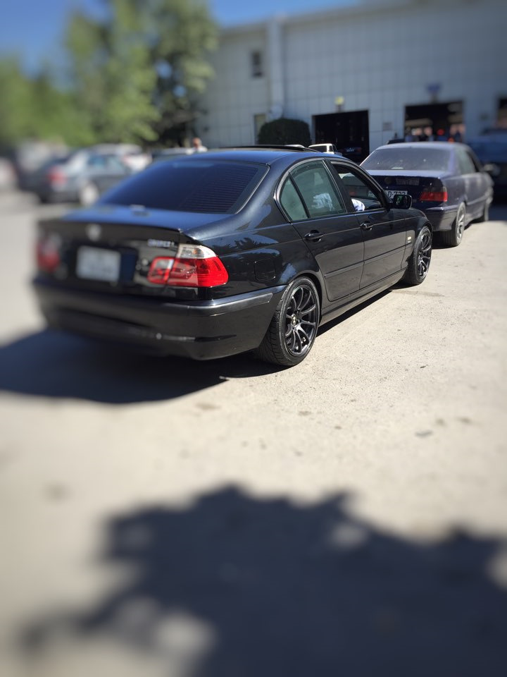 Advan Racing и Переоформление) — BMW 3 series (E46), 2,2 л, 2001 года | колёсные диски | DRIVE2