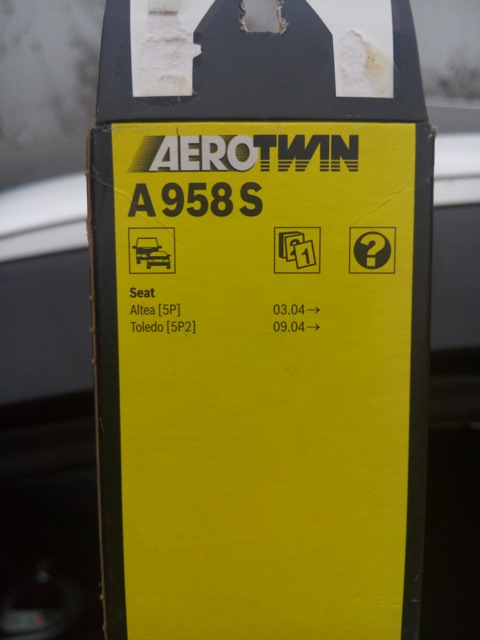 A958S Щетка стеклоочистителя зимняя, 650мм BOSCH | Запчасти на DRIVE2