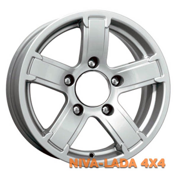 Диск колеса НИВА Ангара (14665) 6,5x15/5x139,7 ET40 DIA98 BP (Black ...
