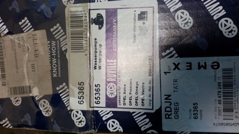 90444123 Водяной насос GM | Запчасти на DRIVE2