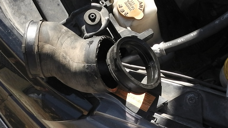 Замена воздушного патрубка — Subaru Impreza WRX (GH/GE/GV/GR), 2,5 л ...