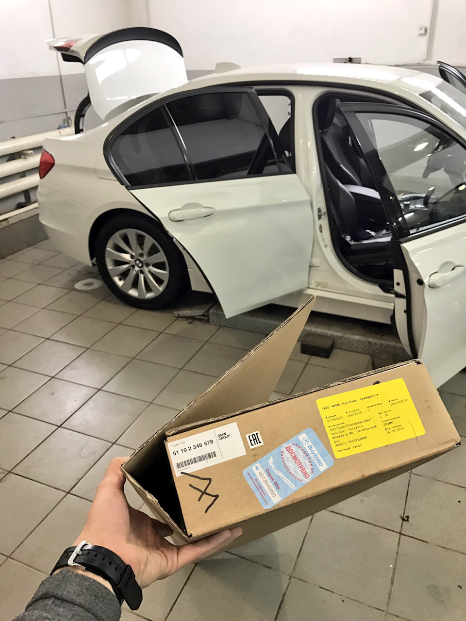 51192349678 Спойлер задний черн.матовый BMW | Запчасти на DRIVE2