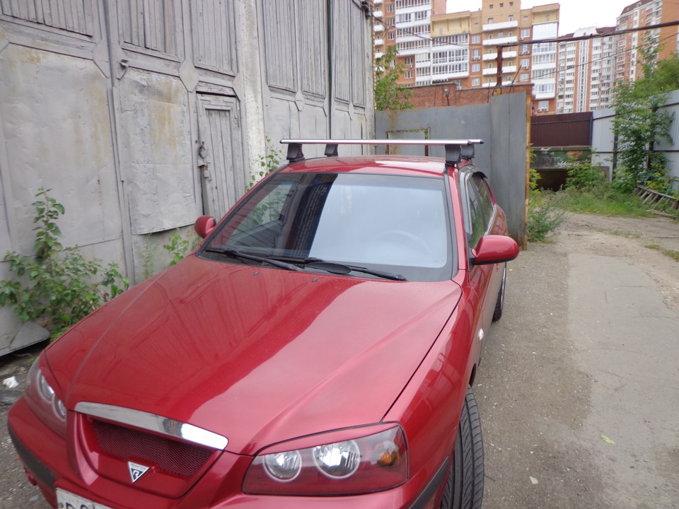 Багажник на крышу — Hyundai Elantra (3G), 2 л, 2004 года | аксессуары ...