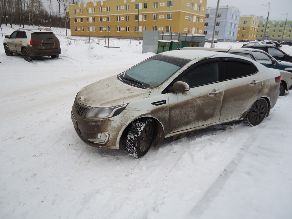 Грязевой тюнинг — KIA Rio (3G), 1,6 л, 2013 года | просто так | DRIVE2