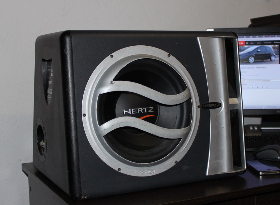 CARAUDIO 1.2. Покупка пассивного сабвуфера HERTZ EBX 250R.2 — Mitsubishi Colt VI, 1,3 л, 2008 ...