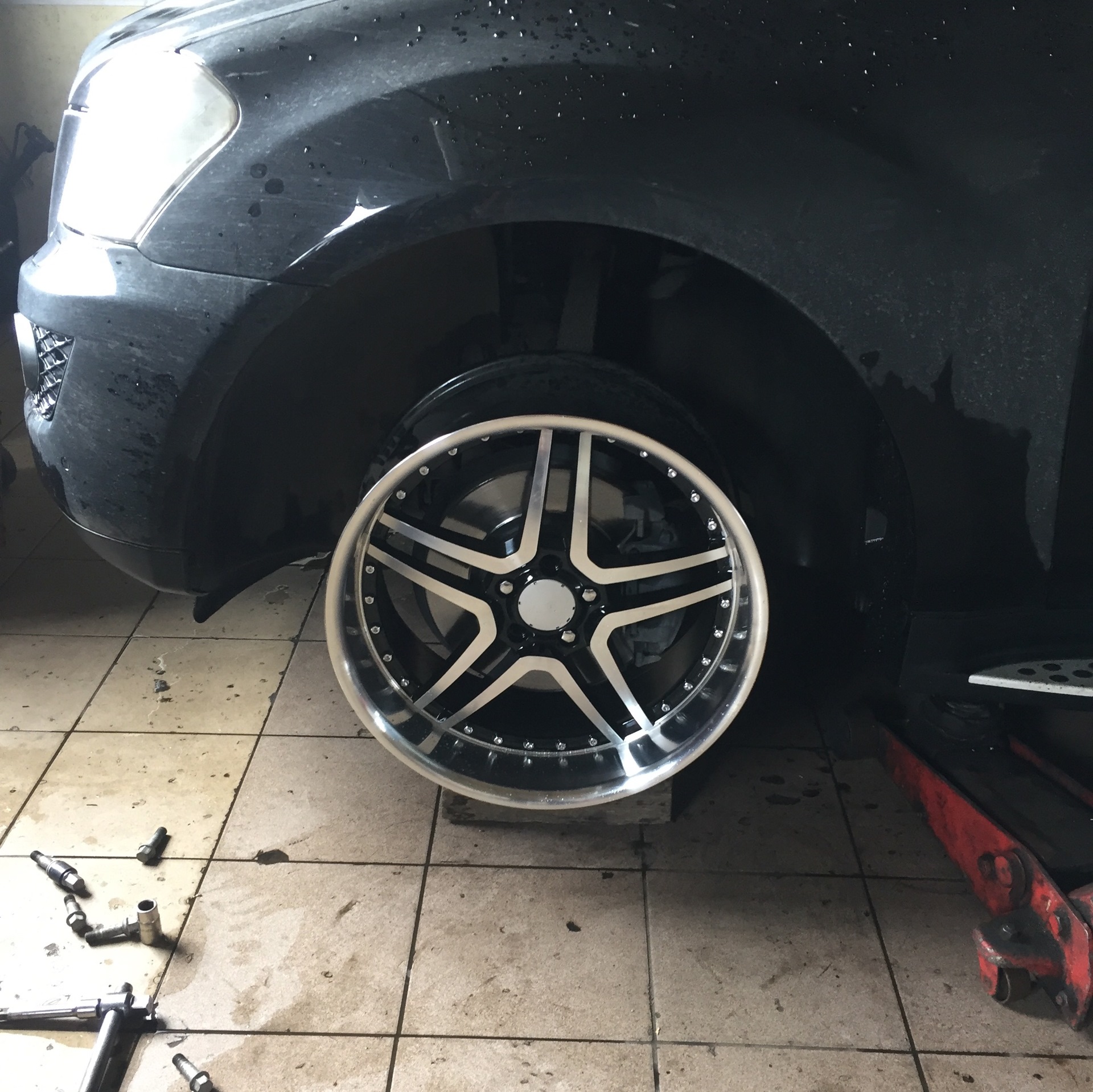 R20 10j wheels — Mercedes-Benz M-Class (W164), 3 л, 2009 года ...