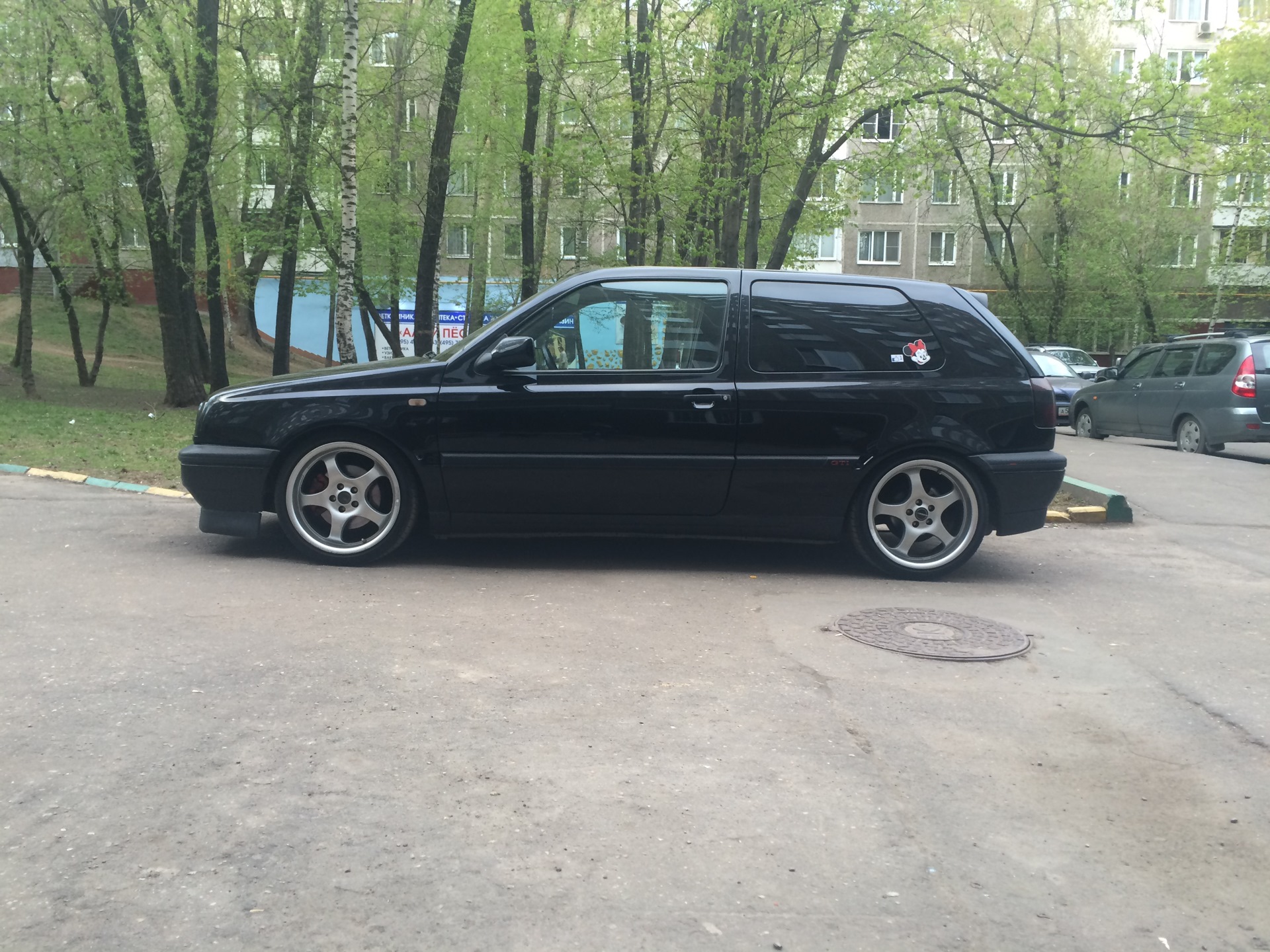 Borbet t и медленная сборка гольфа — Volkswagen Golf GTI Mk3, 2 л, 1996 ...