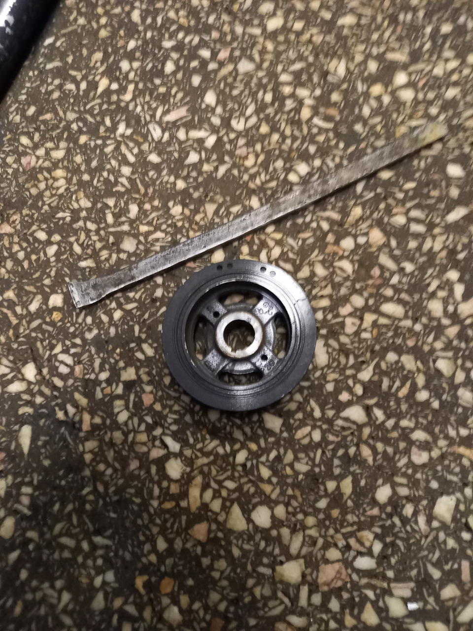 Шкив коленвала — Toyota Land Cruiser Prado 120-series, 4 л, 2008 года ...