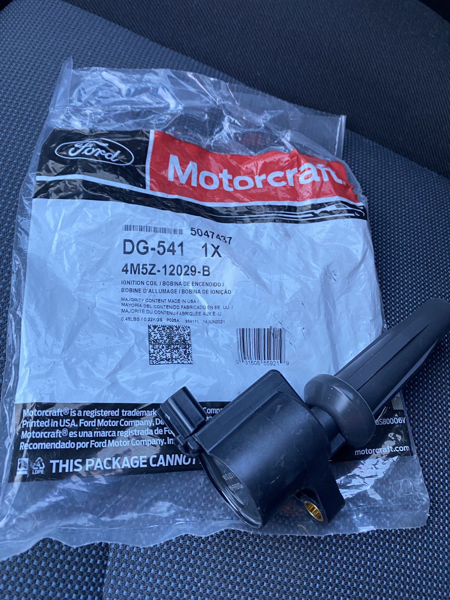 Катушка зажигания — Ford Mondeo IV, 2 л, 2008 года | запчасти | DRIVE2