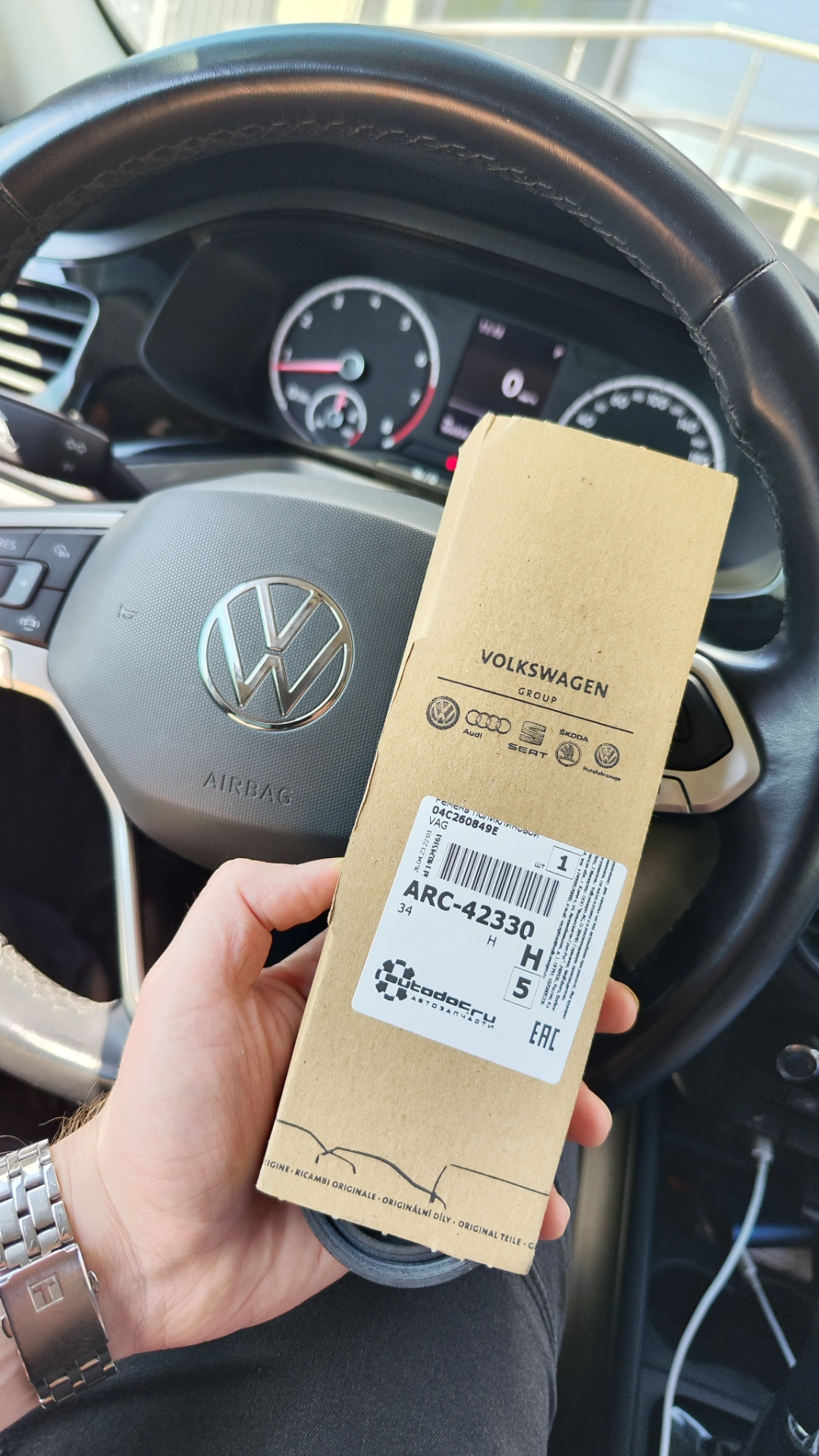 Замена приводного ремня и свечей! — Volkswagen Polo liftback, 1,6 л ...