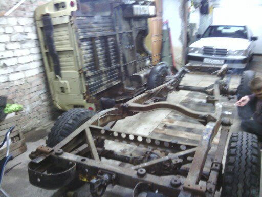 Покраска рамы — УАЗ 469, 3,2 л, 1983 года | своими руками | DRIVE2