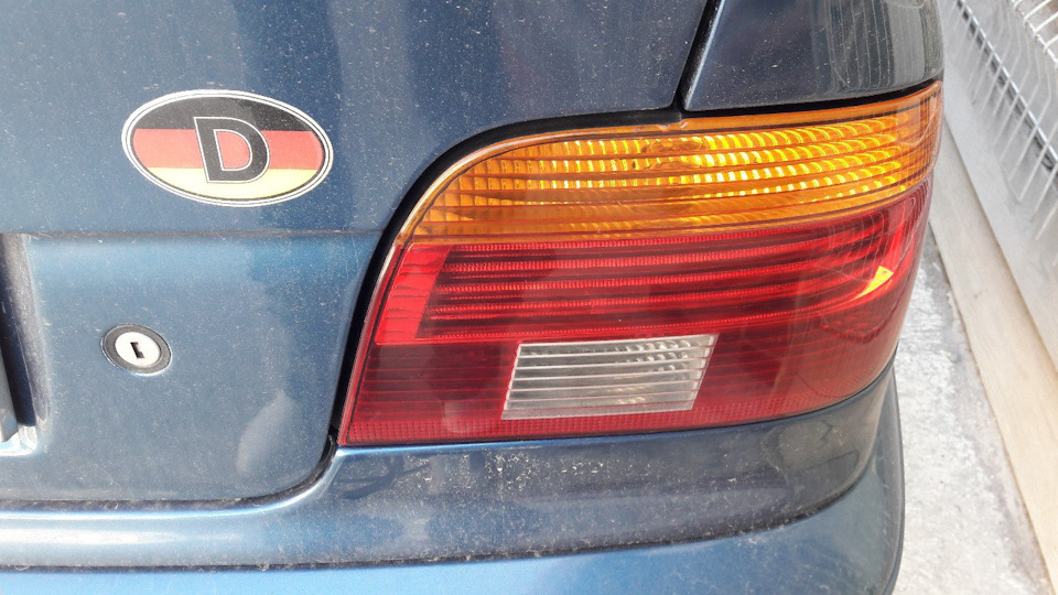 Поставил новый задний стопарь:) — BMW 5 series (E39), 2,2 л, 2002 года ...