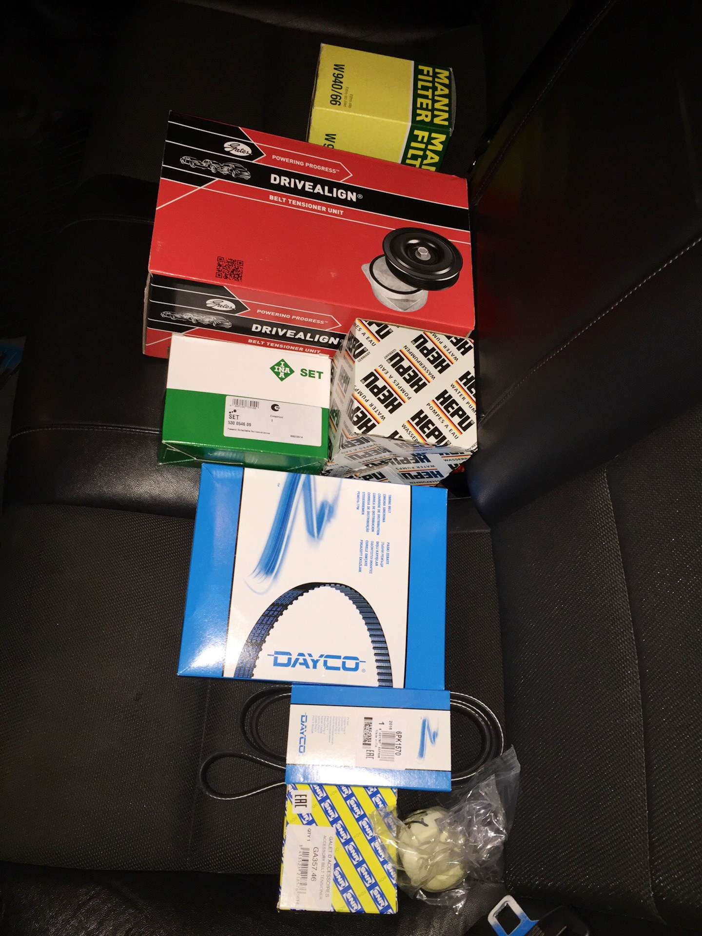 Замена ГРМ и всего что с ним связанно) — Audi A4 (B7), 1,8 л, 2007 года ...