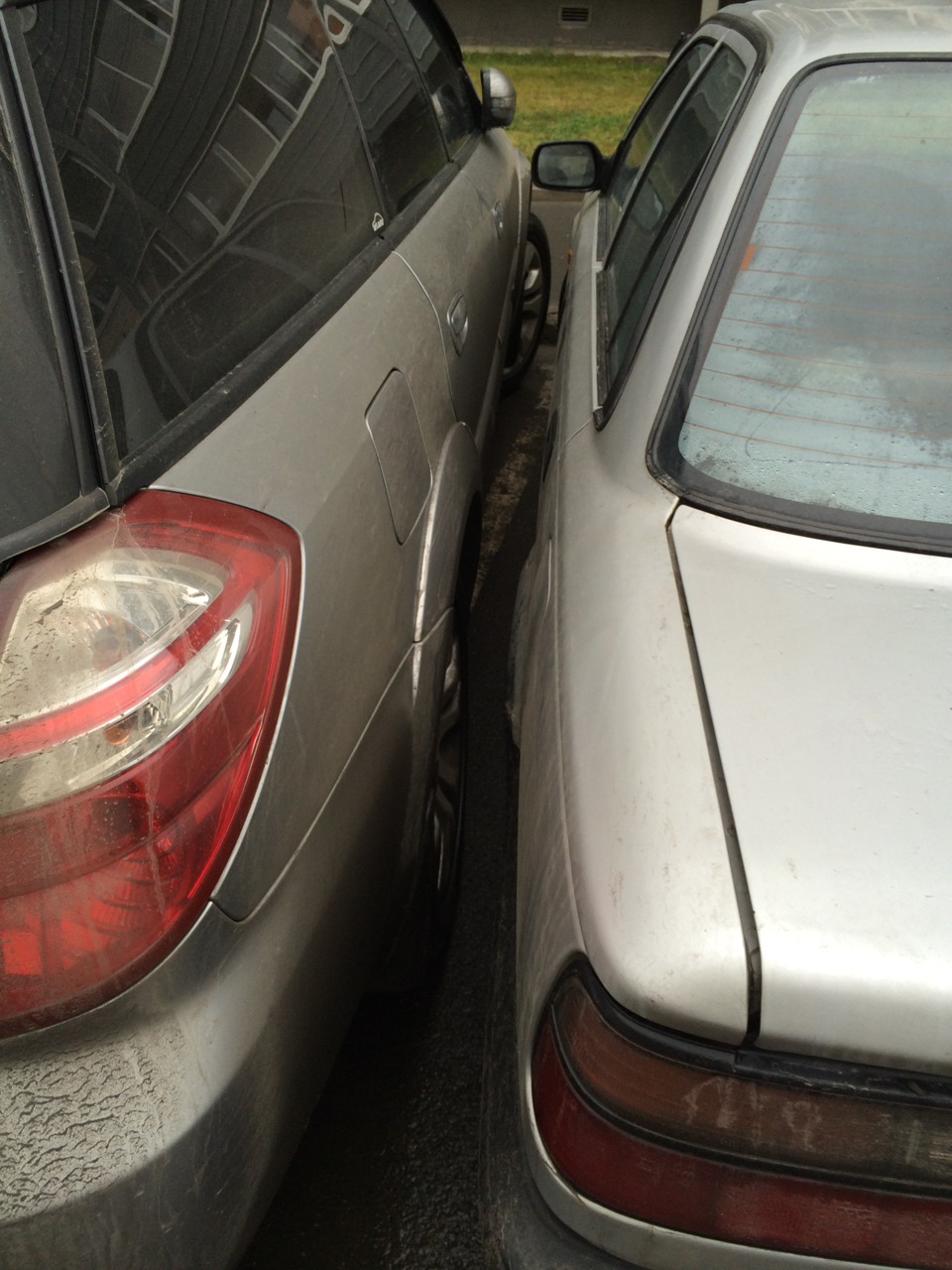 Паркуйся правильно. — Subaru Outback (BP), 3 л, 2008 года | просто так | DRIVE2