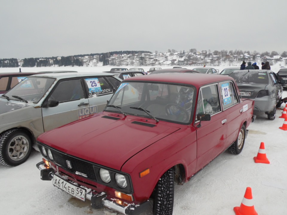 Ледовые гонки 1й Этап Добрянка 23.01.2016 — Lada GT 21061, 1,8 л, 1995 ...