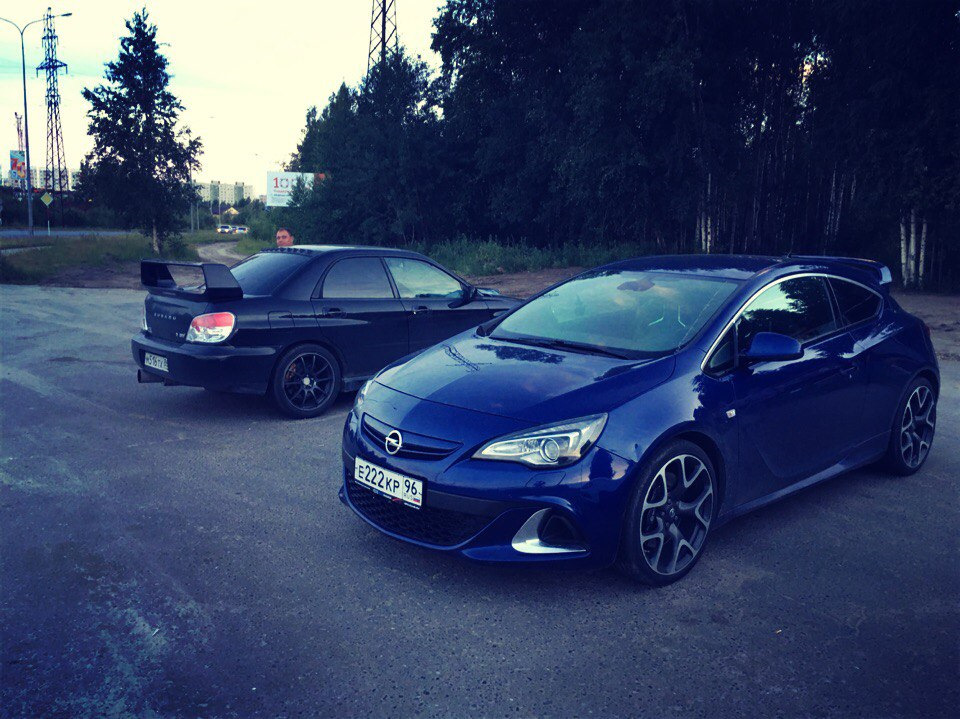 Astra opc j vs ( bmw 335, golf 5 gti, wrx sti ) — Opel Astra J OPC, 2 л ...