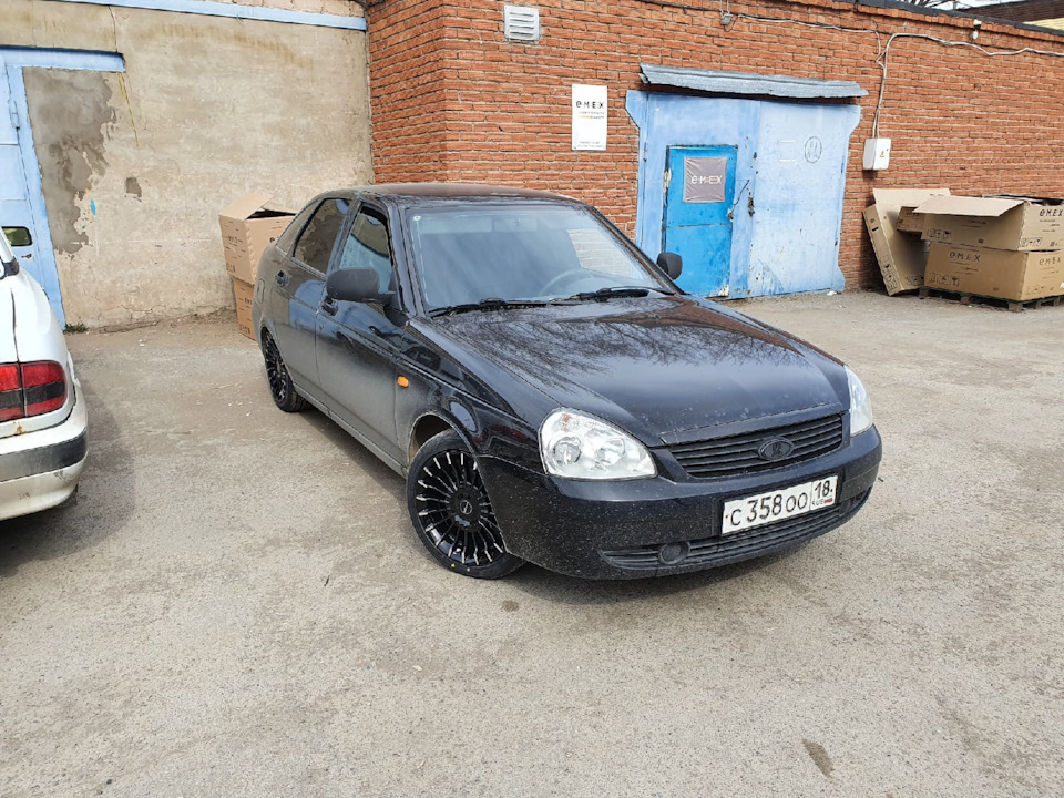Alpina R16 на Приоре — Lada Приора хэтчбек, 1,6 л, 2011 года | колёсные ...